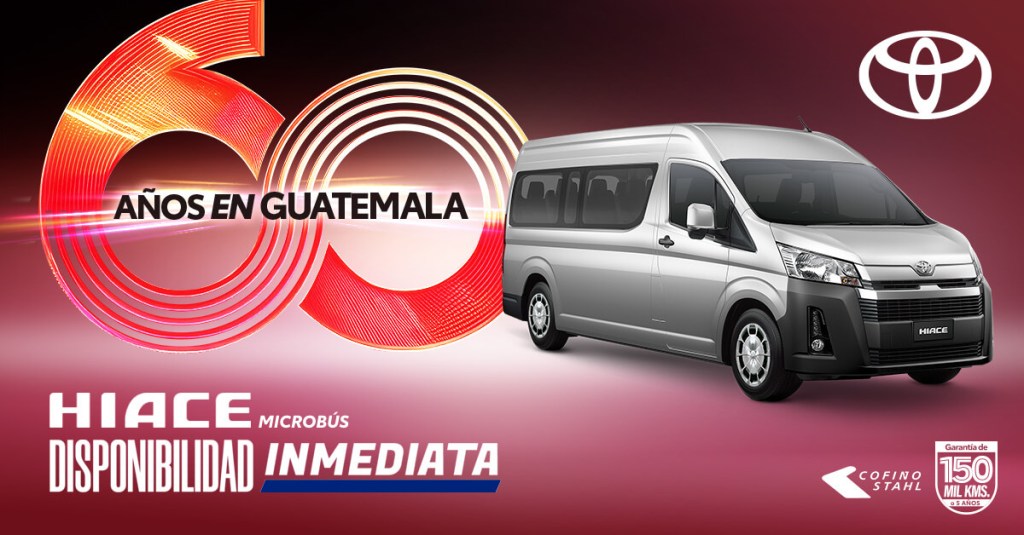 Toyota Hiace Panel Techo Alto | Promociones La Hora